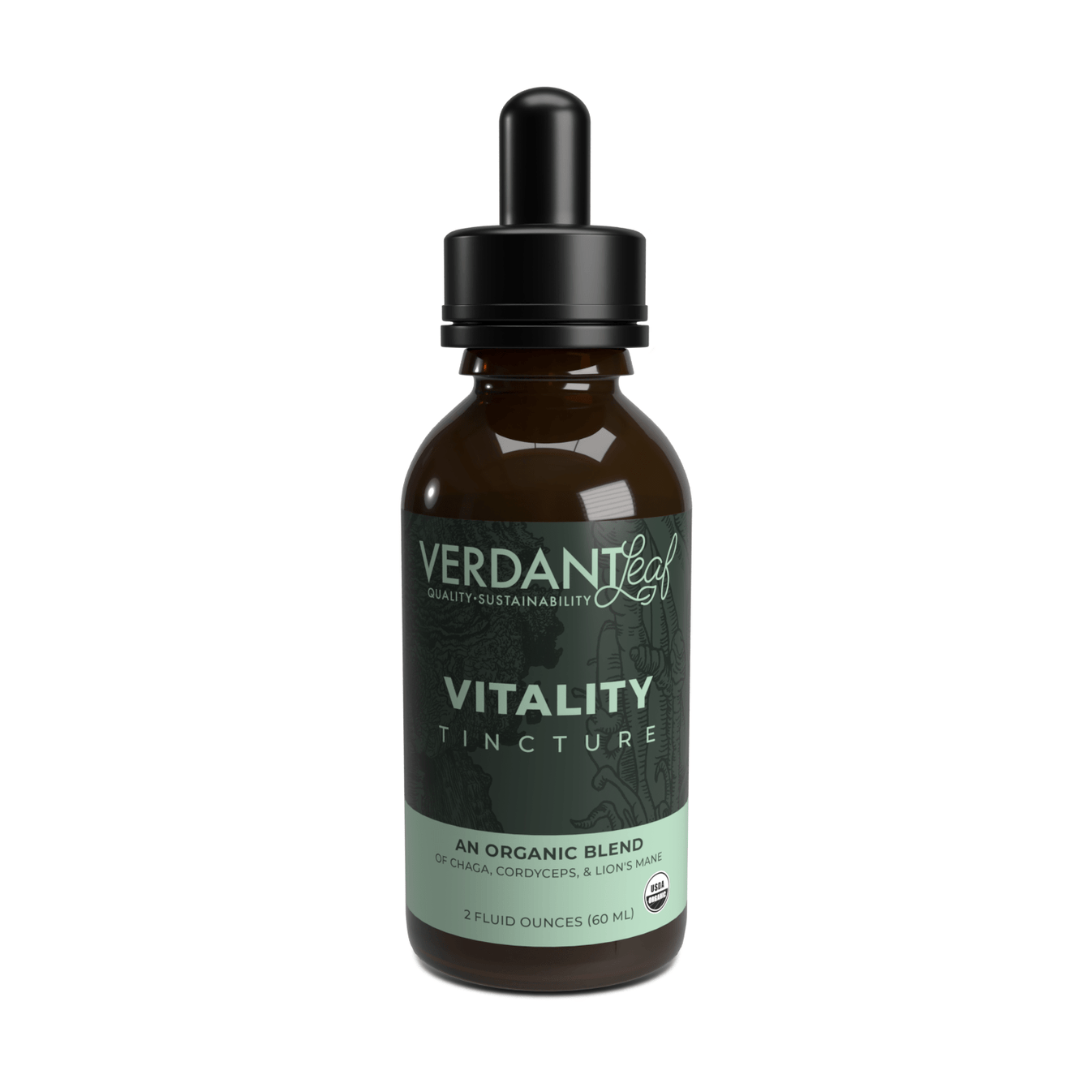 Vitality Mushroom Blend Tincture | USDA Certified Organic – Verdant Leaf